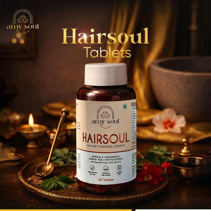 Hairsoul – Ayurvedic Hair Growth & Strengthening Tablets – Amy Soul
